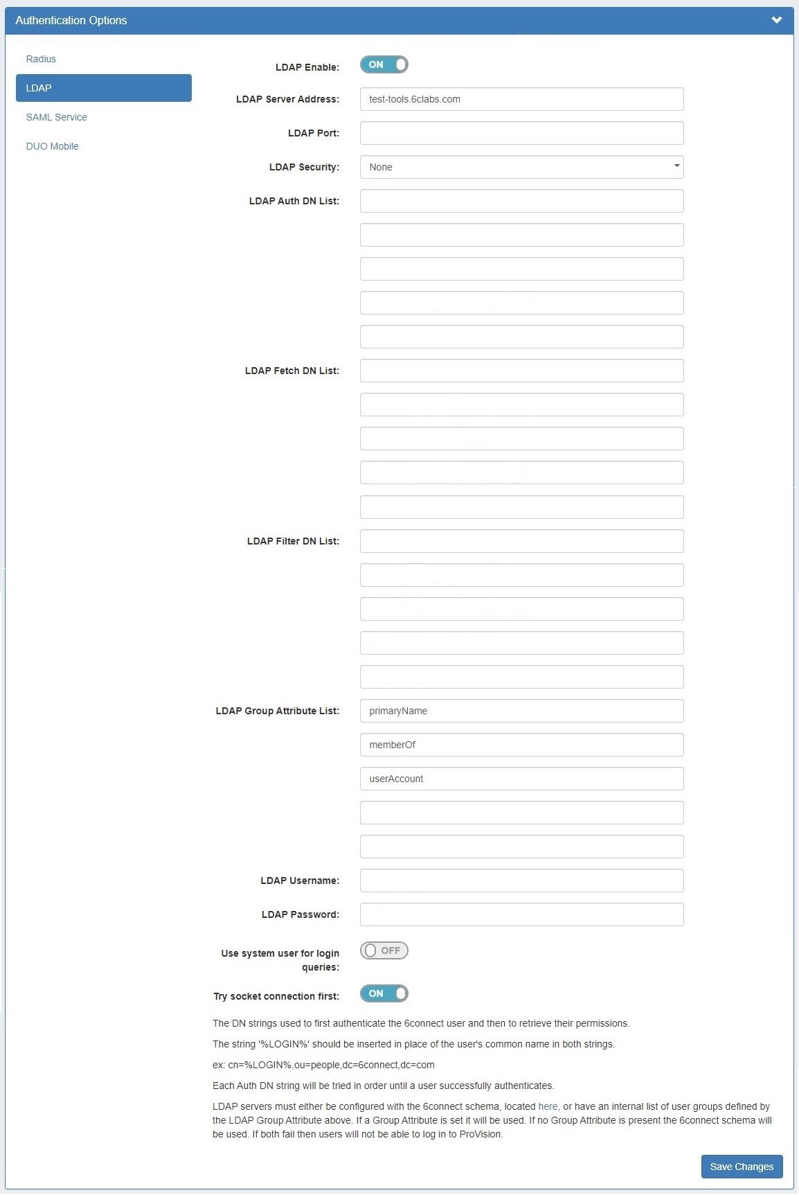 LDAP Authentication on Windows Server - ProVision Documentation - IPv4.Global
